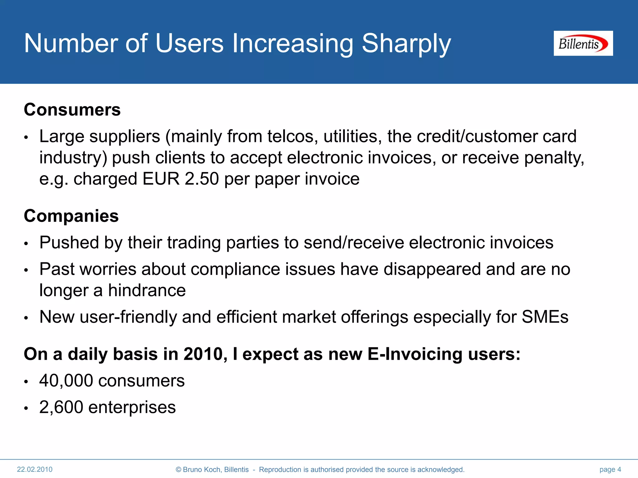 Ebilling e invoicing-european_market_overview_2010 | PPT