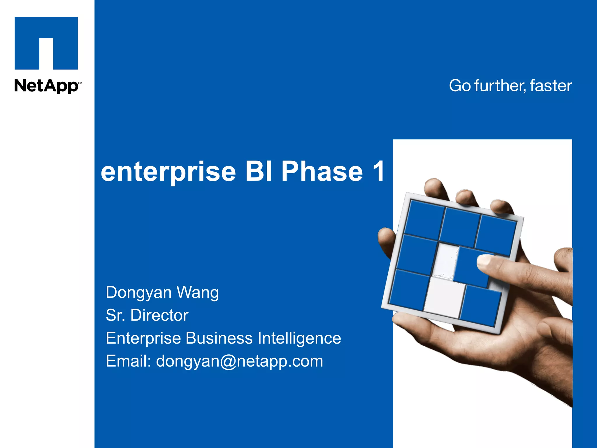 NetApp OBIEE Phase 1 | PPT