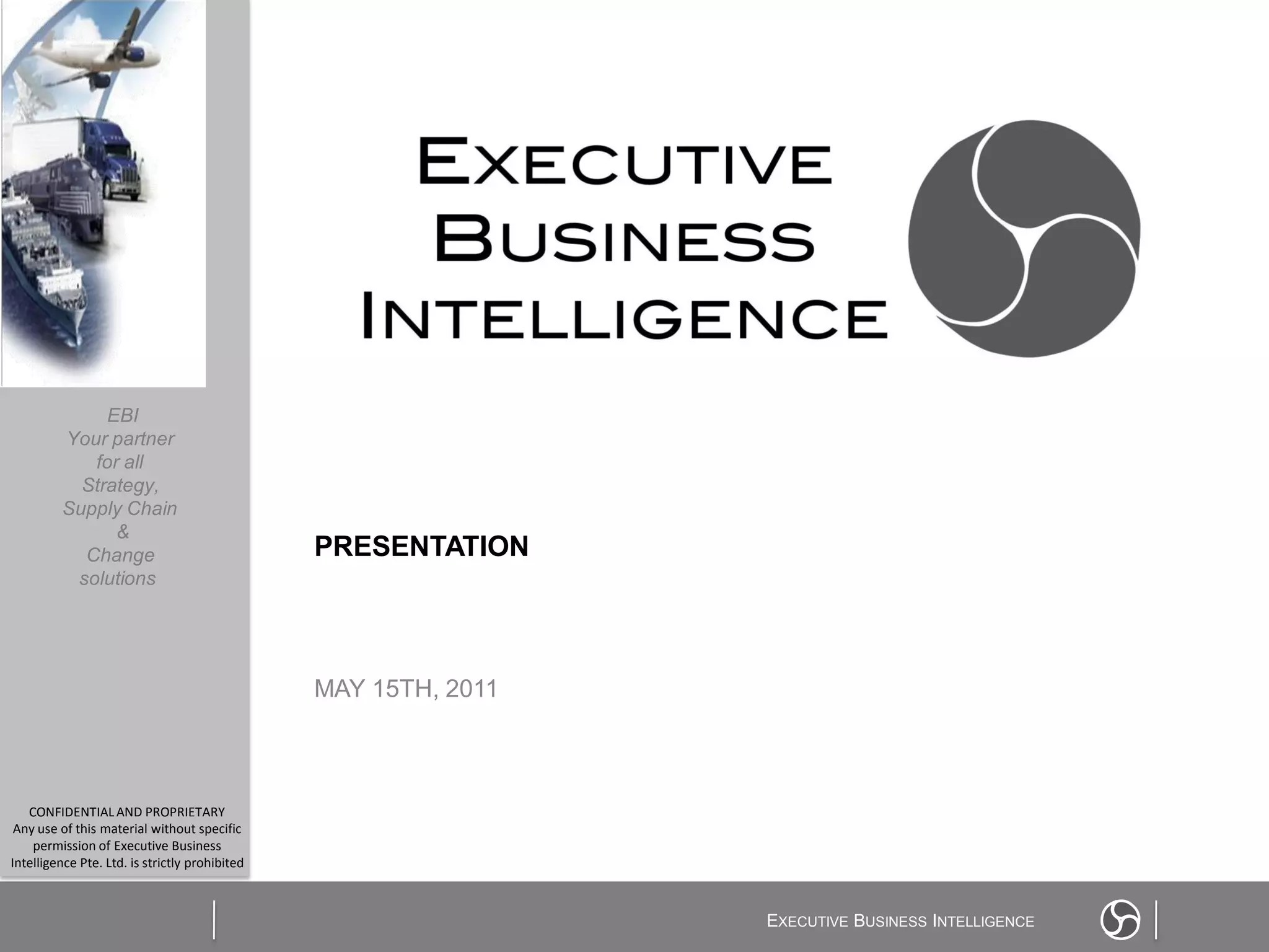 EBI Presentation 2011 | PDF