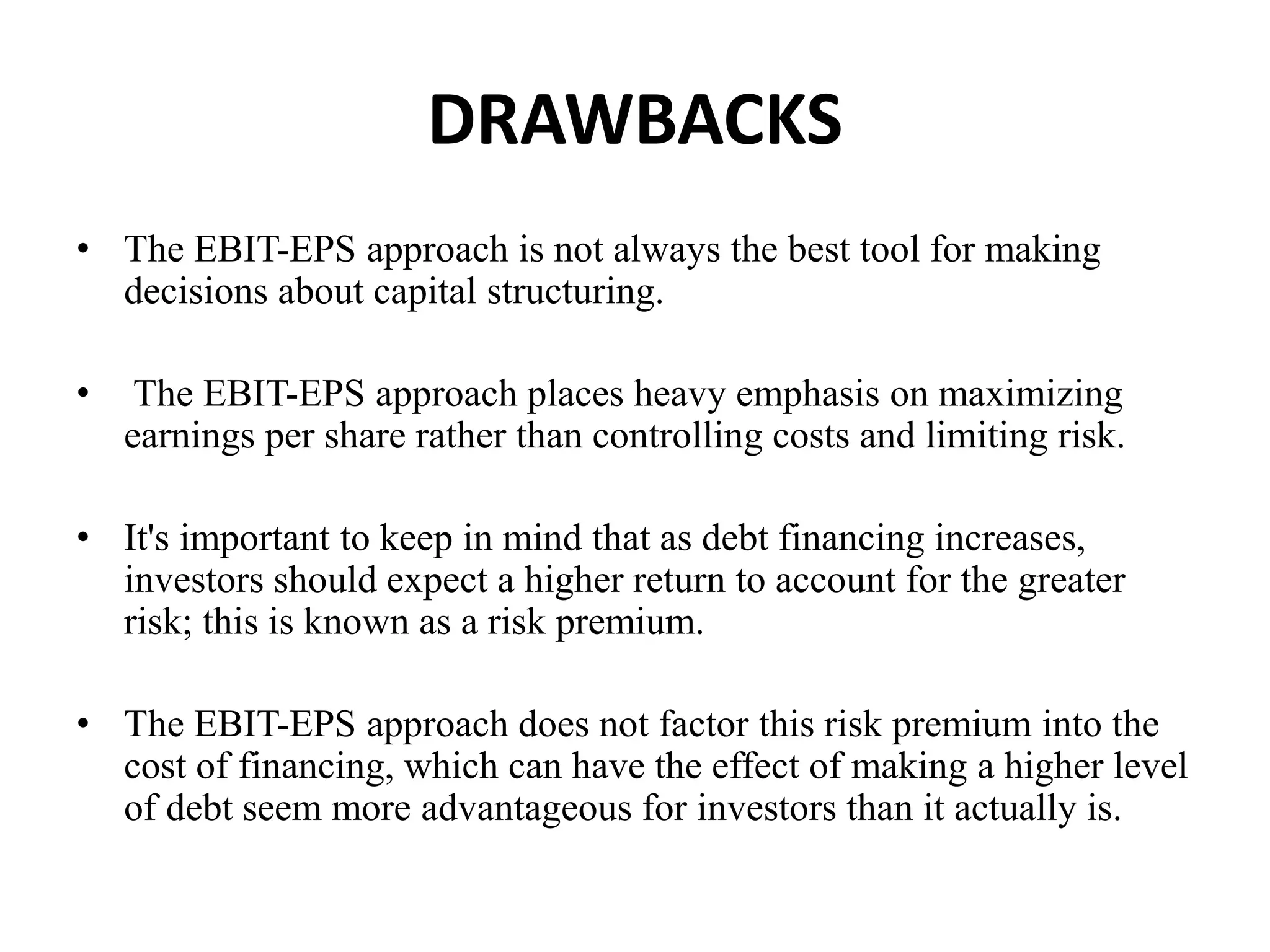Ebit ebs analysis | PPTX