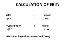 Ebit ebs analysis | PPTX
