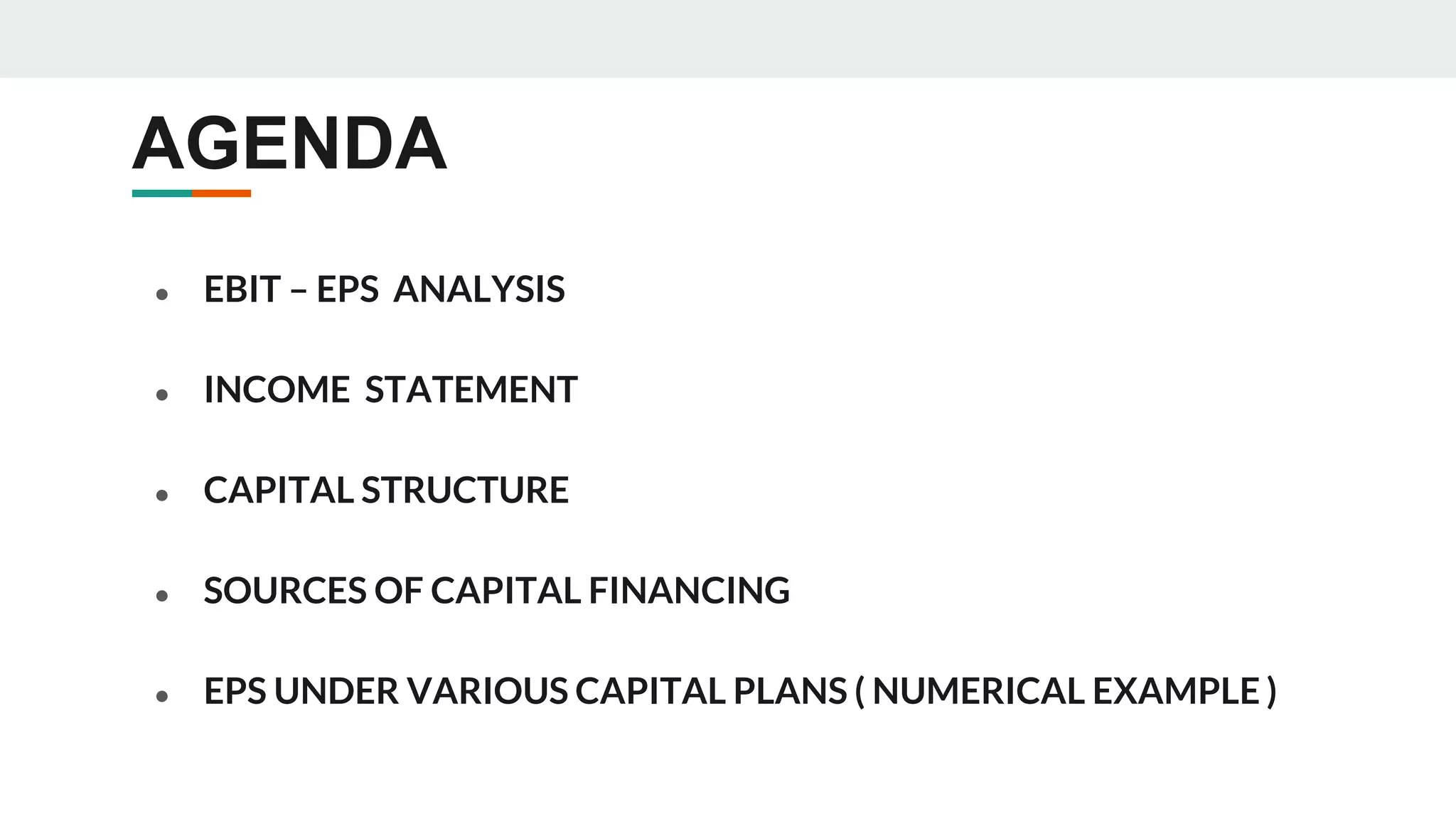 Ebit - Eps Analysis | PPTX