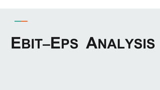 Ebit - Eps Analysis | PPTX