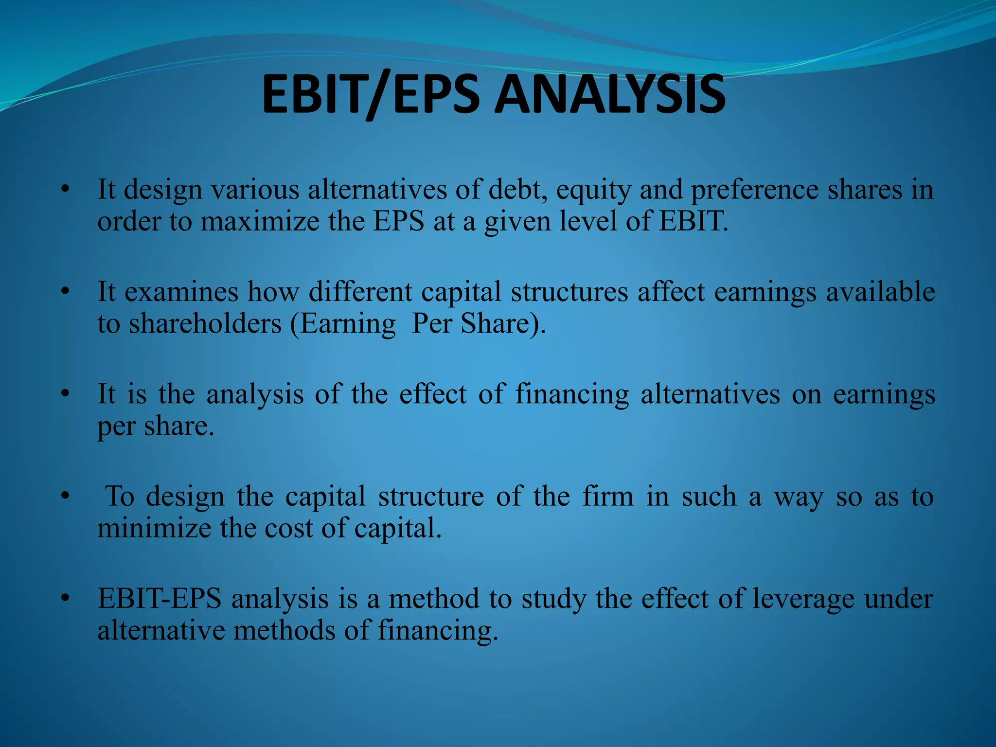 Ebit-Eps Analysis | PPTX
