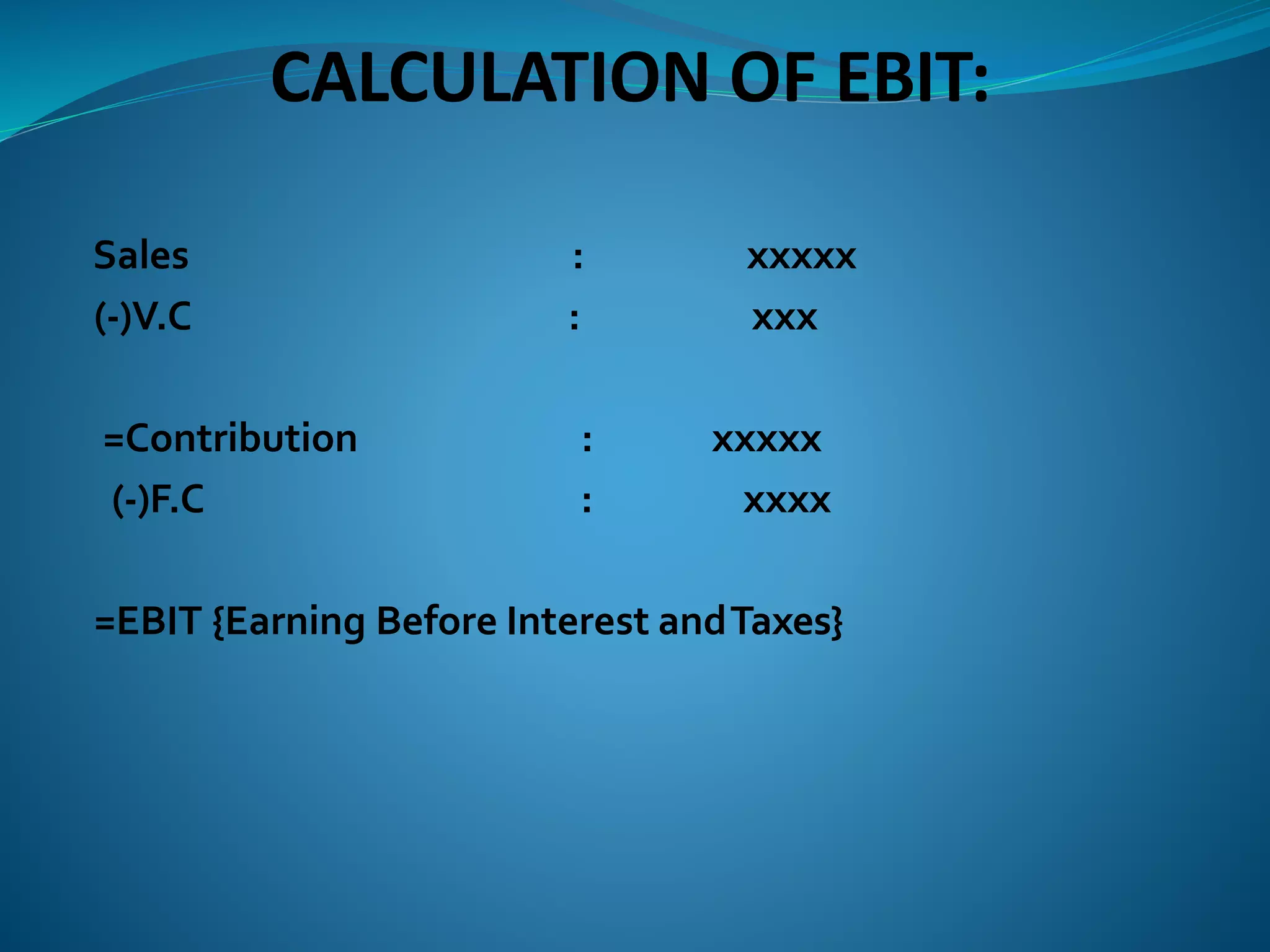 Ebit-Eps Analysis | PPTX
