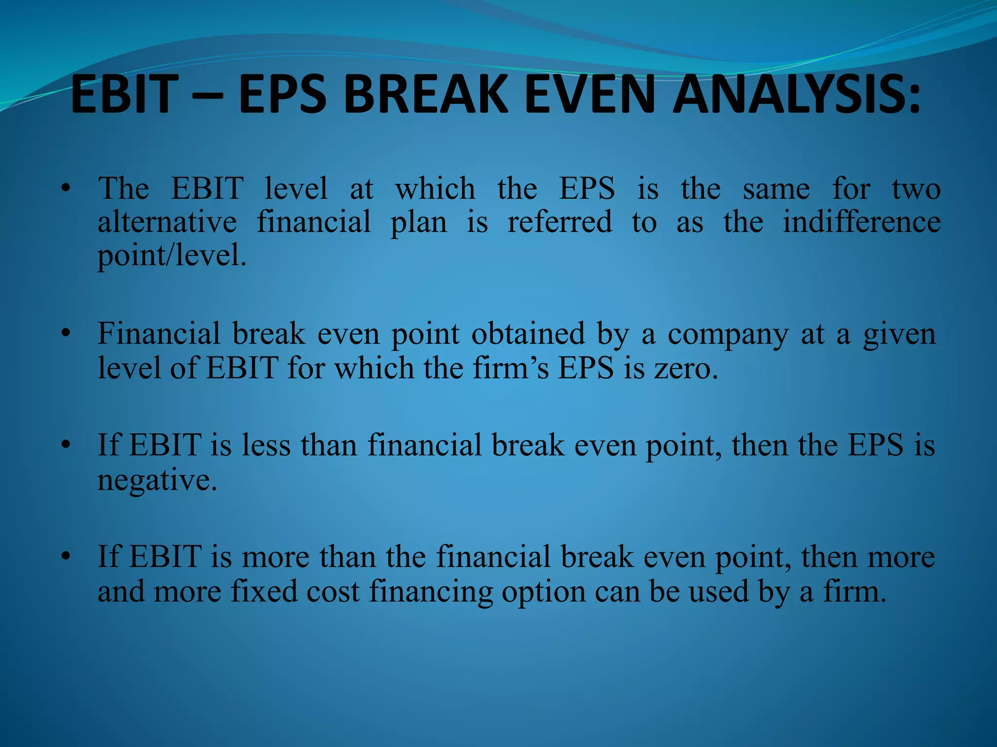 Ebit-Eps Analysis | PPTX
