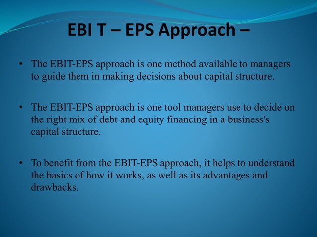 Ebit-Eps Analysis | PPTX | Stocks and Bonds | Personal Investing
