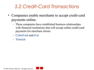 Ebiz 05 Online Monetary Transactions | PPT