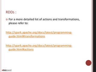 Introduction to Apache Spark | PPT