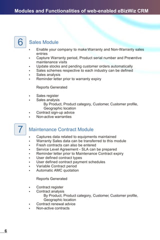 eBizWiz CRM | PDF