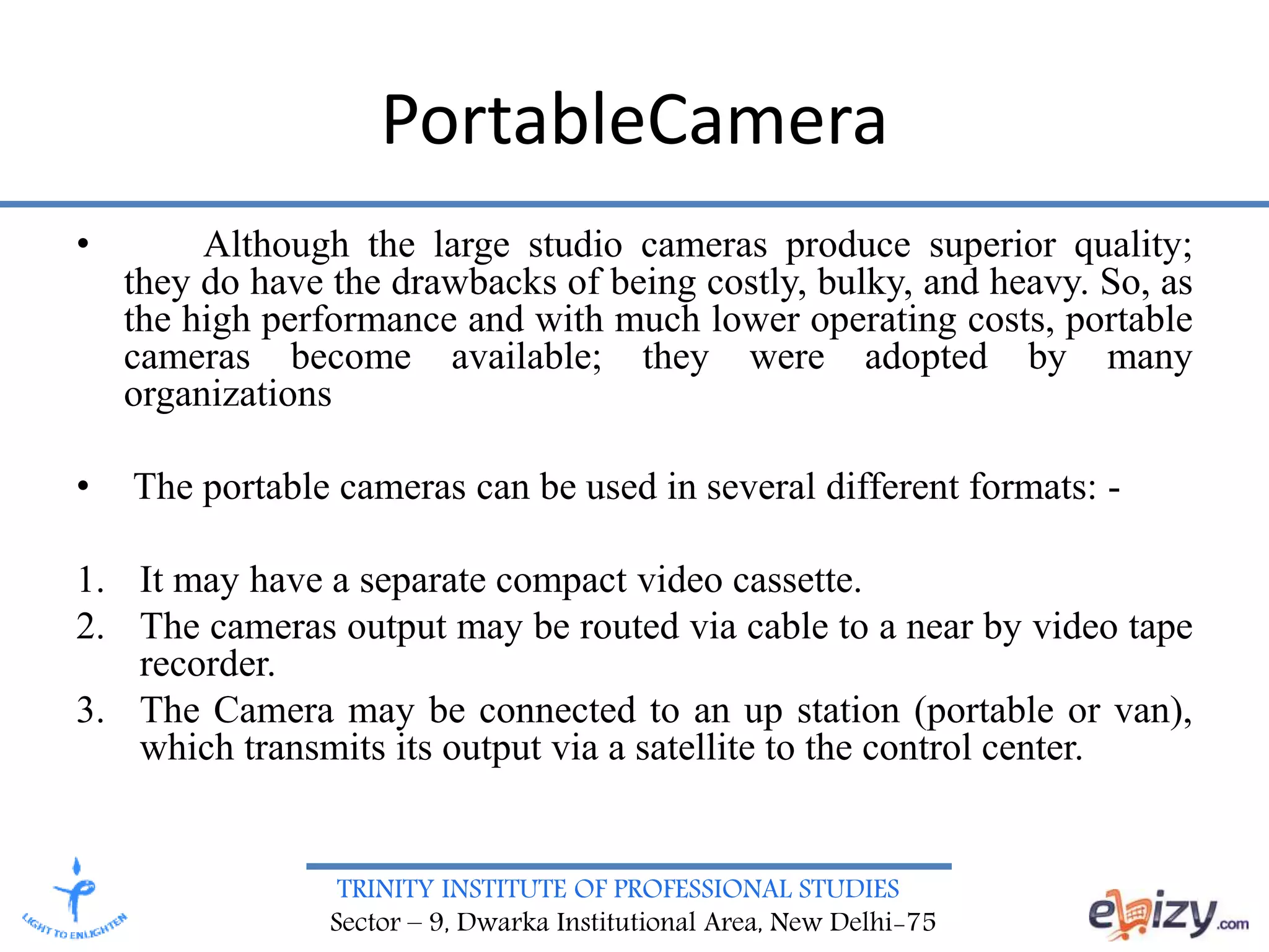 Video Camera and Its types | PPTX