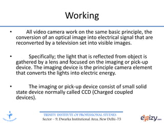 Video Camera and Its types | PPTX