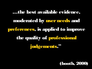 Evidence based library and information practice | PDF