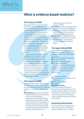 Evidence based medicine | PDF