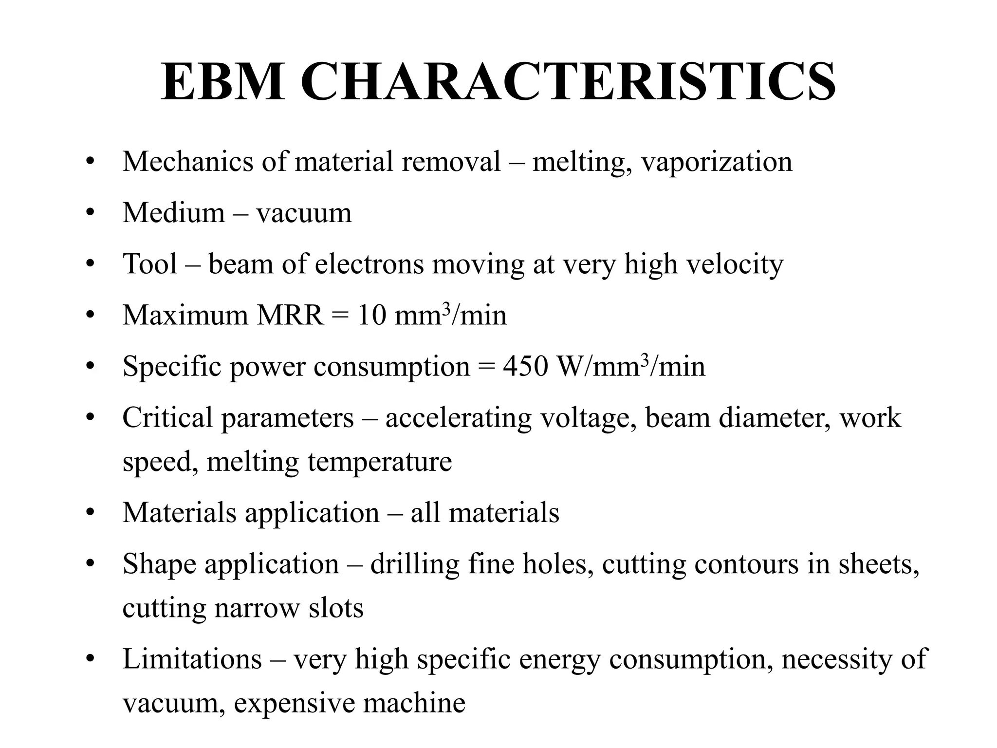 Electron Beam machining | PPTX
