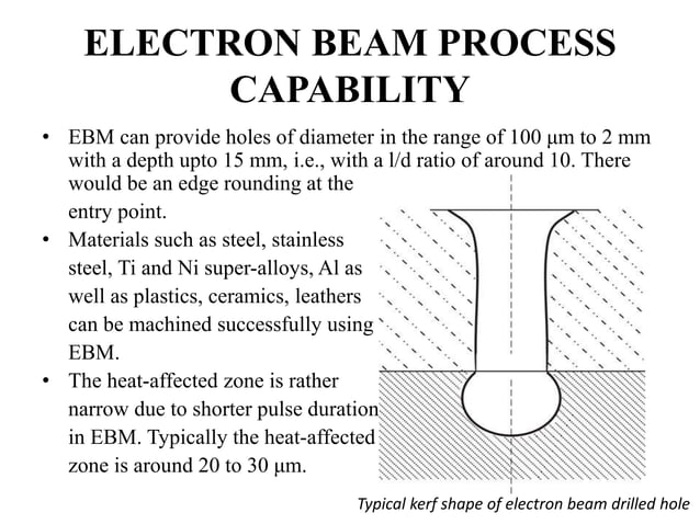 Electron Beam machining | PPTX | Chemistry | Science