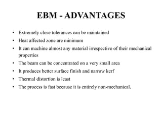 Electron Beam machining | PPTX