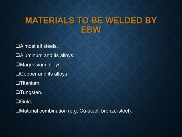 Electron Beam Welding | PDF