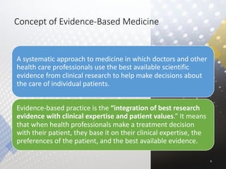 Evidence-based applicability in clinical setting | PDF