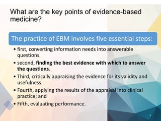 Evidence-based applicability in clinical setting | PDF | Healthcare ...
