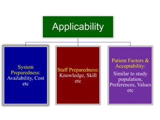 EBM Diagnosis Appraisal Template F1 | PPTX