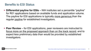 Ask an NIH Program Officer: Tips and Tools for New & Early-Stage Researchers | PPT