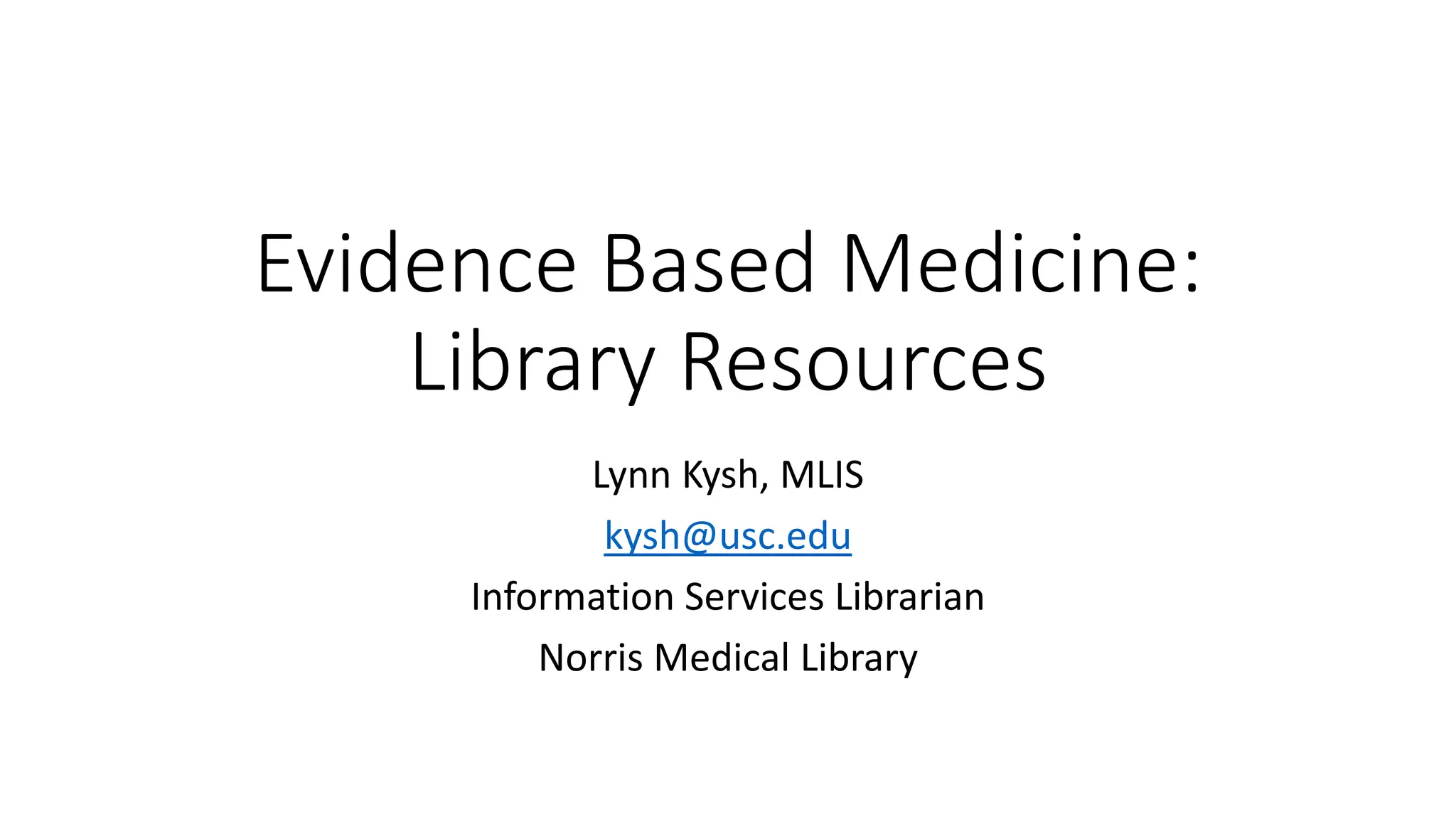 Evidence-Based Practice Introduction | PPTX
