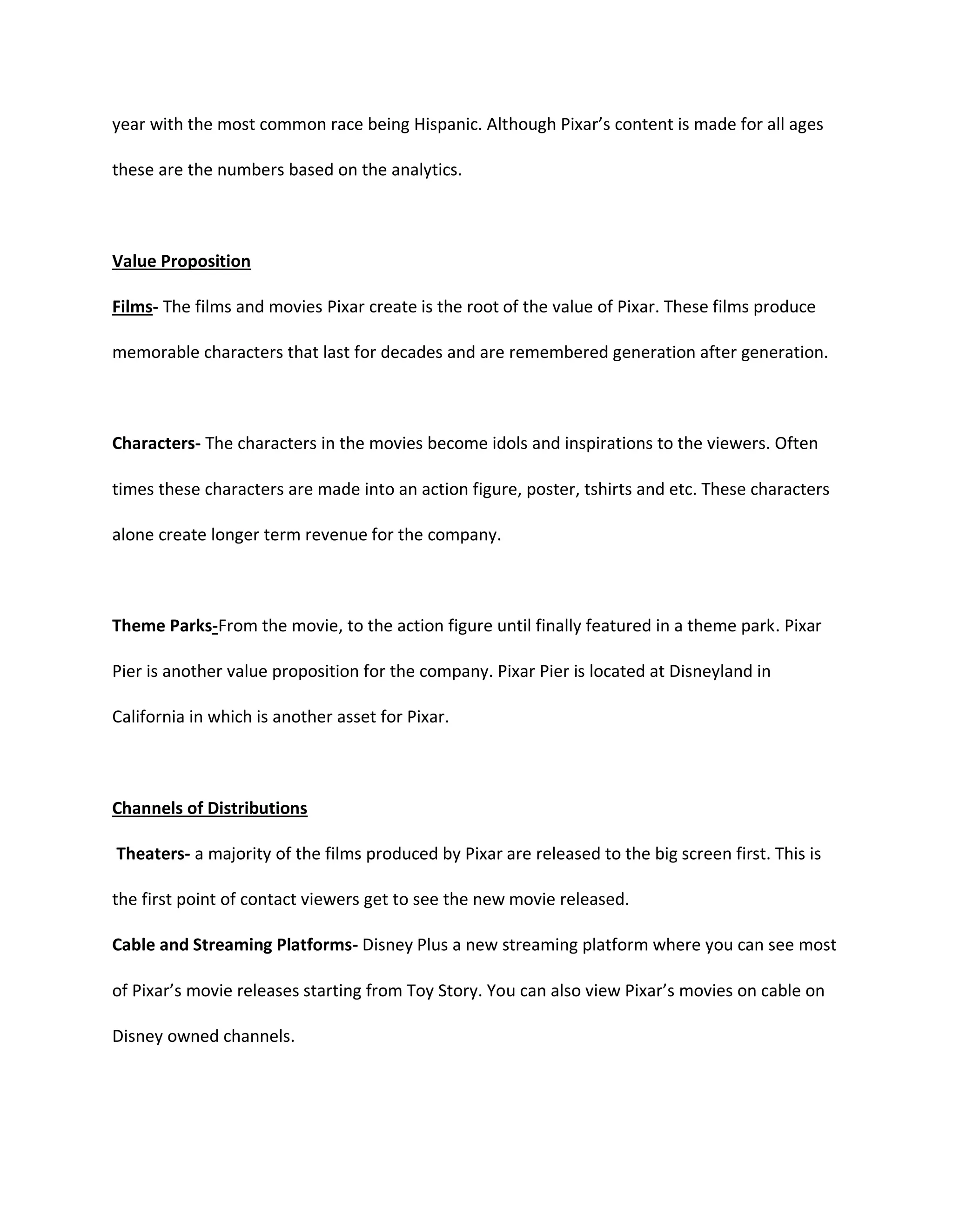 Pixar Marketing Plan | PDF