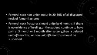 Ebm of non union of neck of femur fracture | PPTX