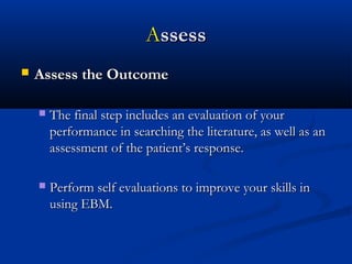 Evidence-Based Medicine Overview | PPT