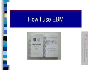 EBM ppt by ANN | PPTX