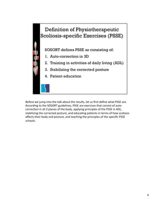 Evidence Based Medicine on the Physiotherapeutic Scoliosis Specific ...