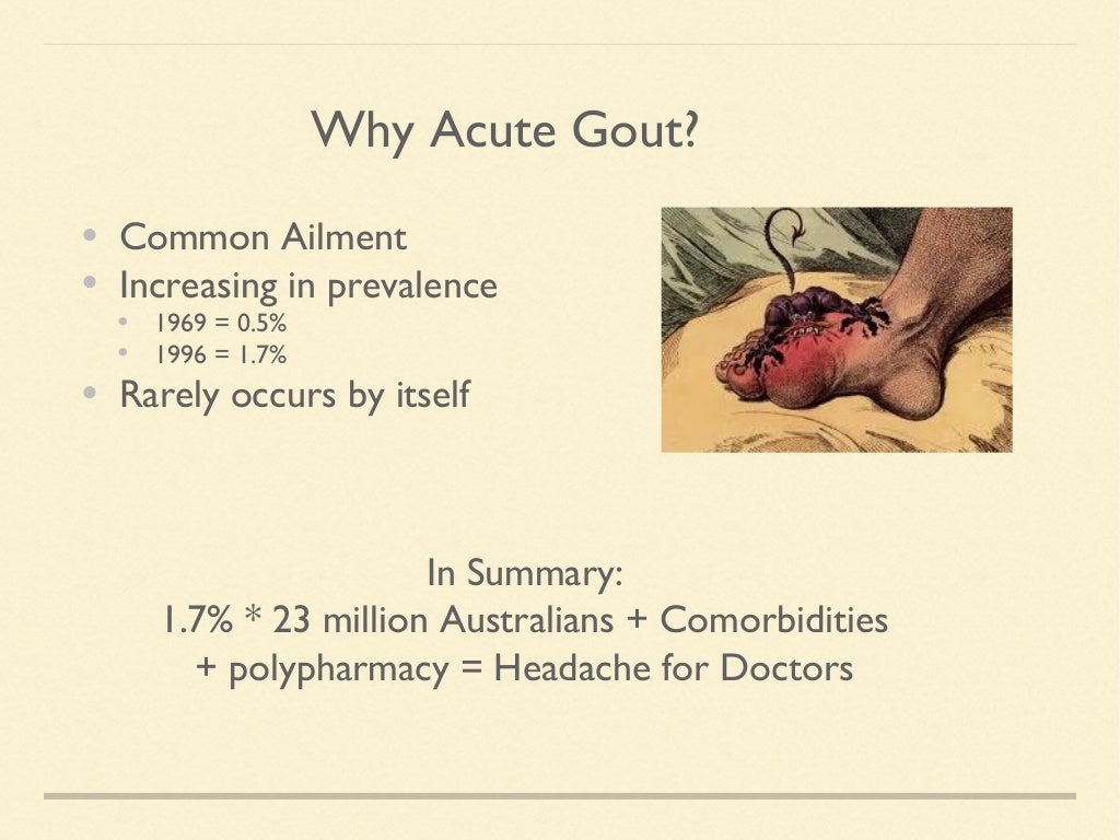 Colchicine For Management Of Acute Gout An Evidence Based Approach