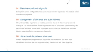 eBMS Business Management Systems | PPTX