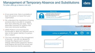 eBMS Business Management Systems | PPTX | Email | Internet
