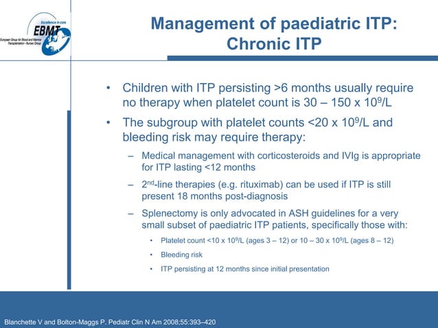 EBMT_Immune Thrombocytopenia (ITP)_Learning_Programme_March_2013.pptx
