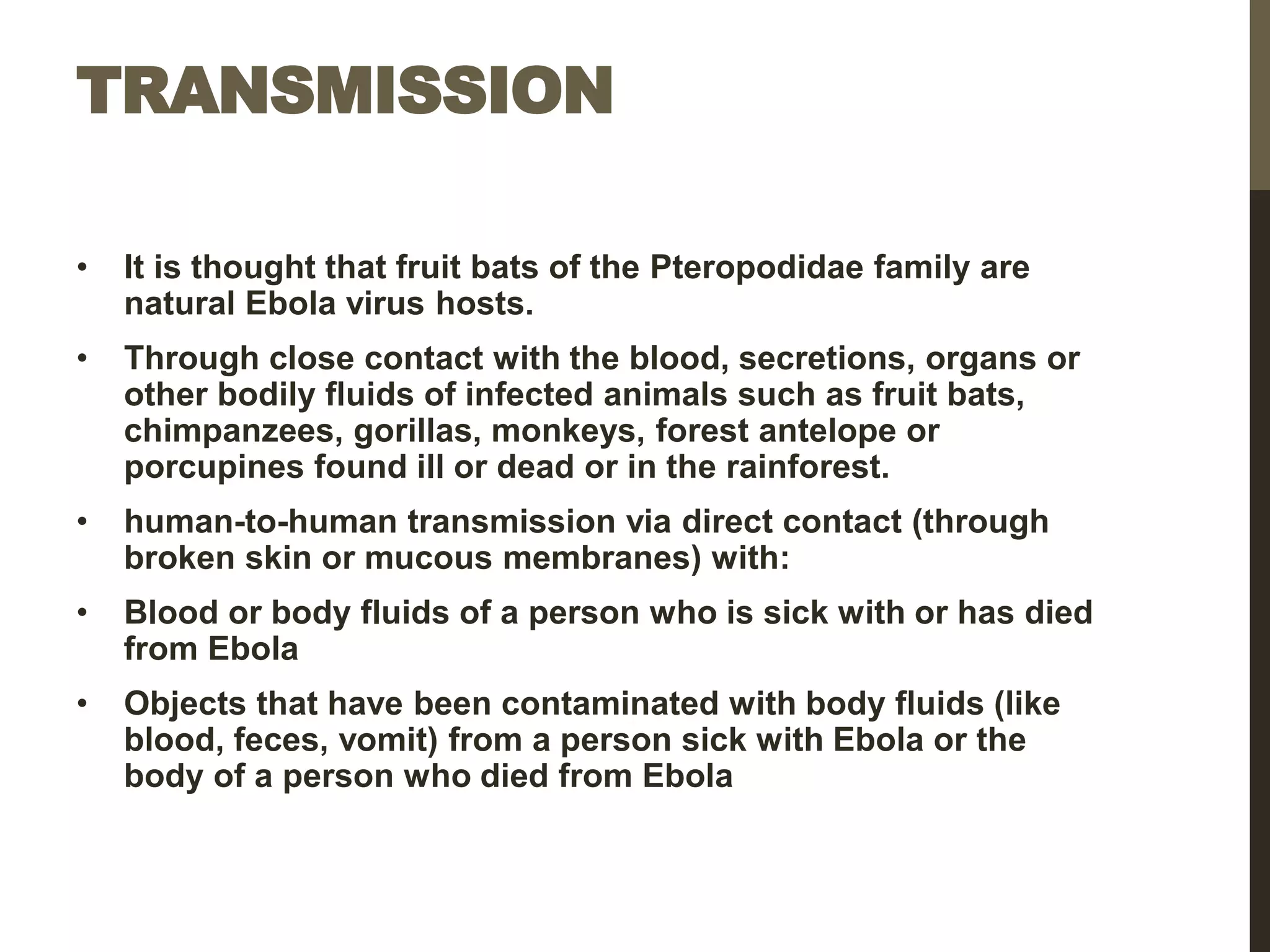 Ebola | PPTX