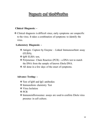 Ebola biology investigatory project | DOCX