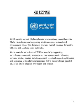 Ebola biology investigatory project | DOCX