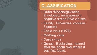 Ebola virus | PPTX