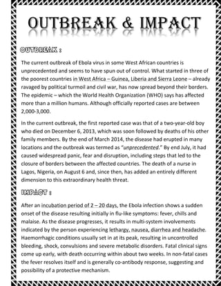 Ebola virus disease [ bio project ] | PDF