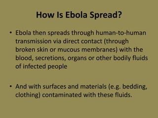 Ebola Virus Disease Pptx