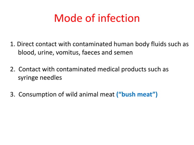 Ebola virus pathogenesis, lab diagnosis | PPTX