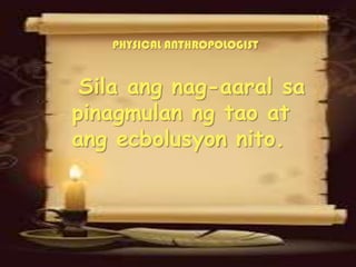 Ebolusyon ng tao | PPTX