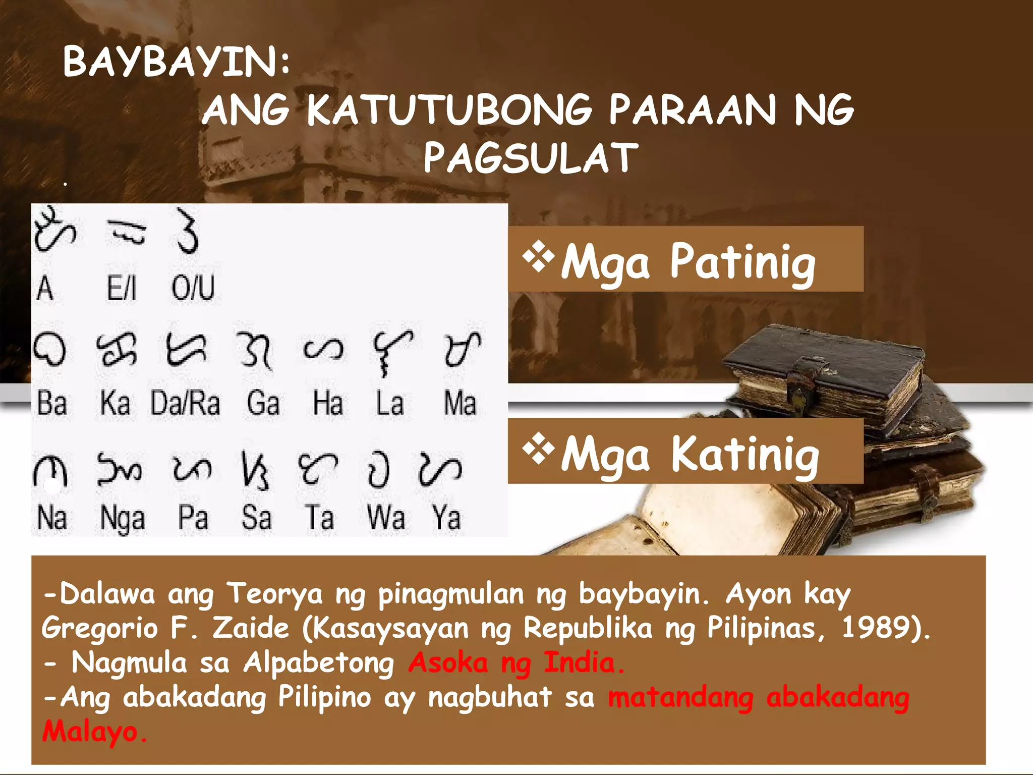 Ebolusyon ng Ortograpiyang Filipino | PPT