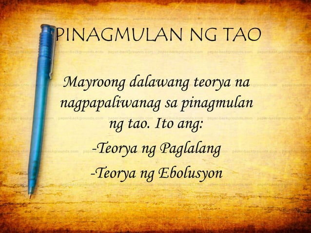Ebolusyon ng tao | PPTX