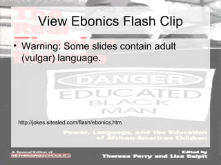 Ebonics (1) | PPT