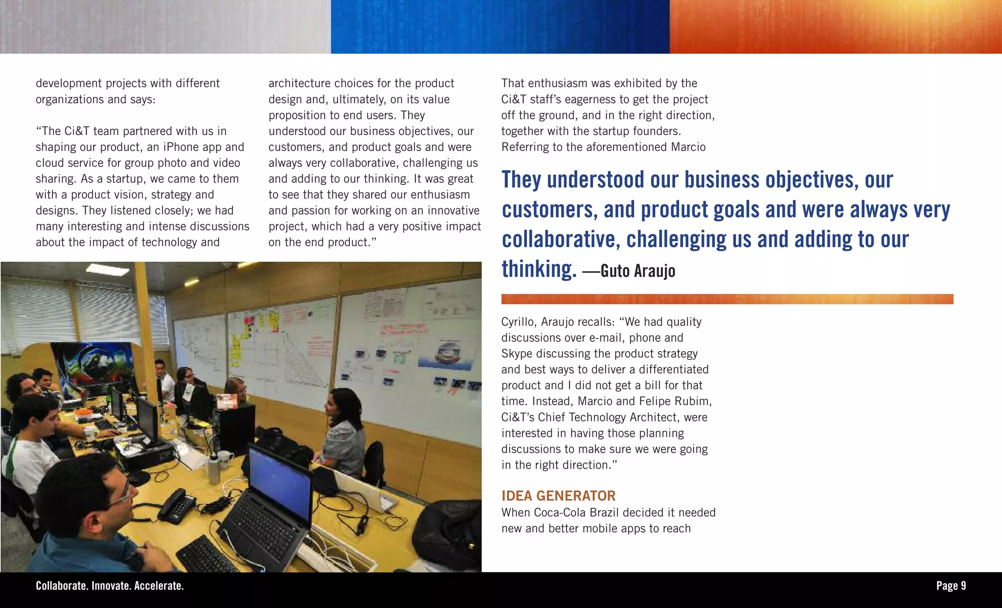 Collaborate, Innovate, Accelerate | PPT