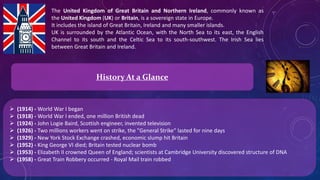 United Kingdom - History and facts | PPTX