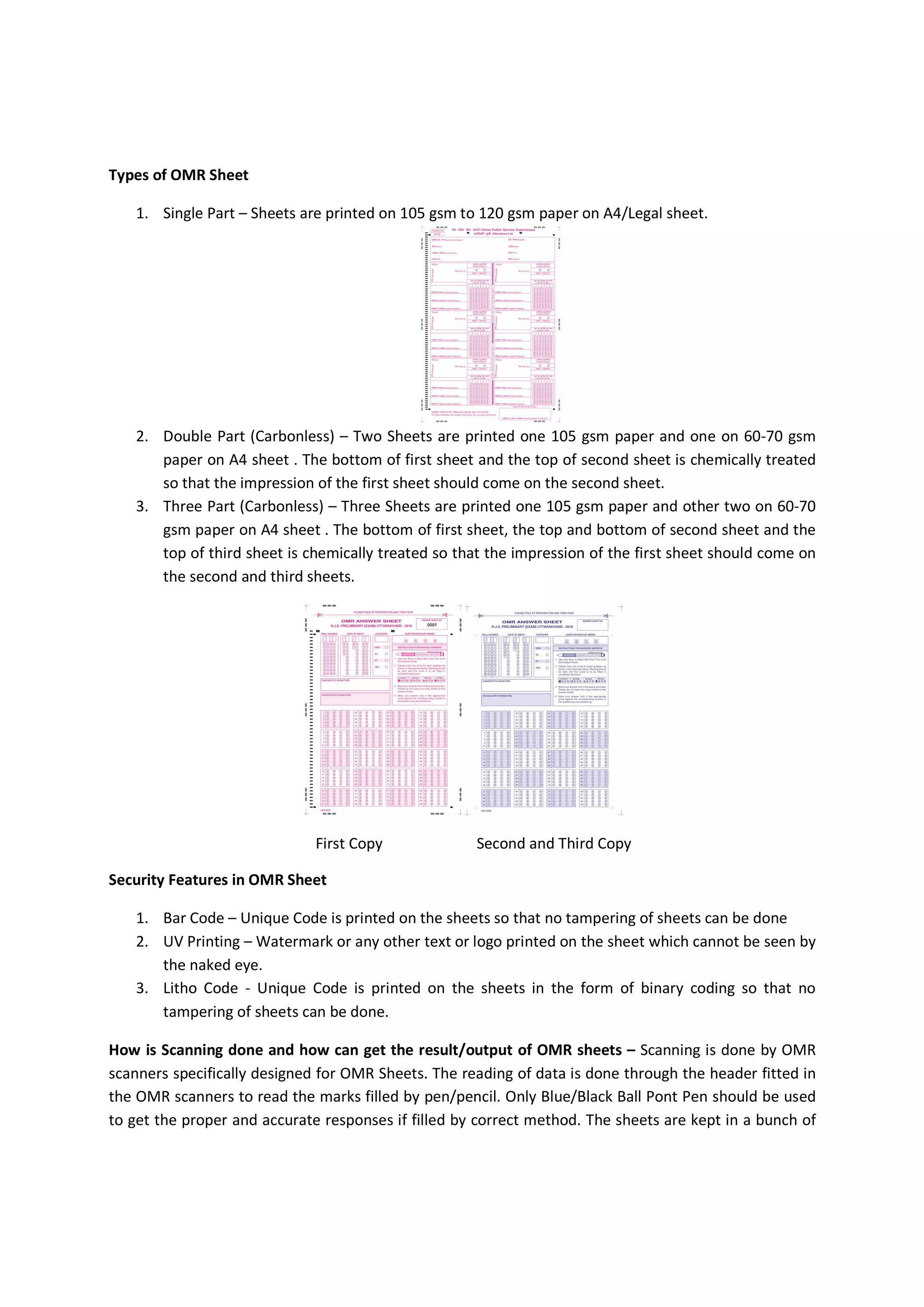 OMR SHEET | PDF